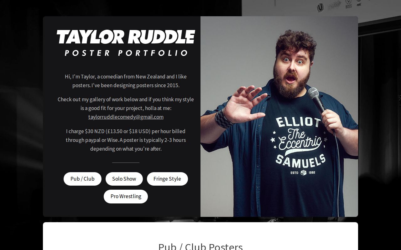 Taylor Ruddle Poster Portfolio